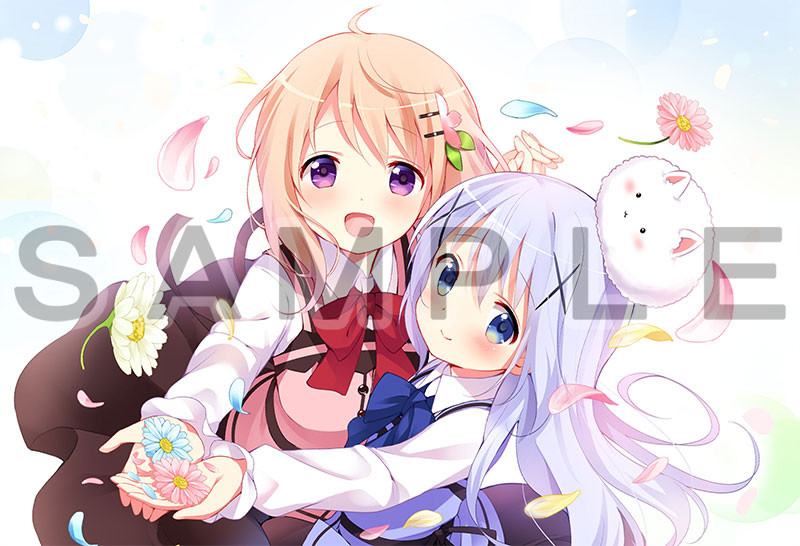 [ご注文はうさぎですか？？] まくらカバー（チノ＆ココア＆モカ）