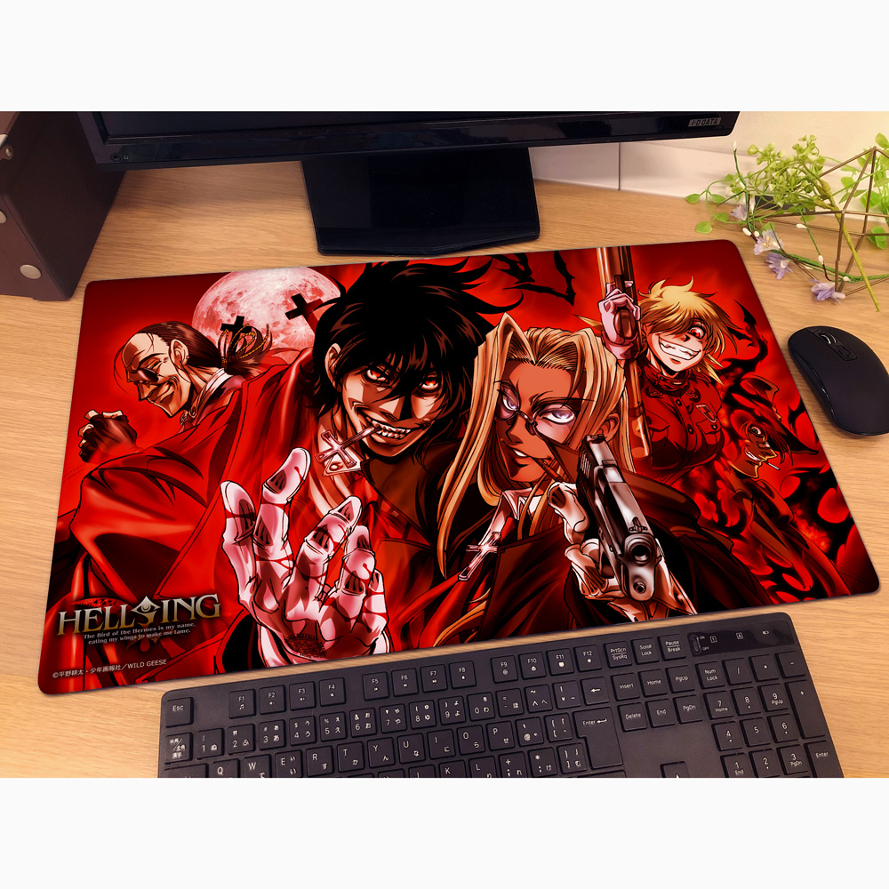 [HELLSING]ラバーマット（アーカード＆インテグラ＆ウォルター＆セラス）